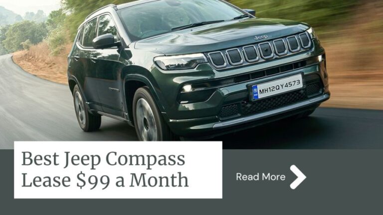 Best Jeep Compass Lease $99/month Deals on April 2025