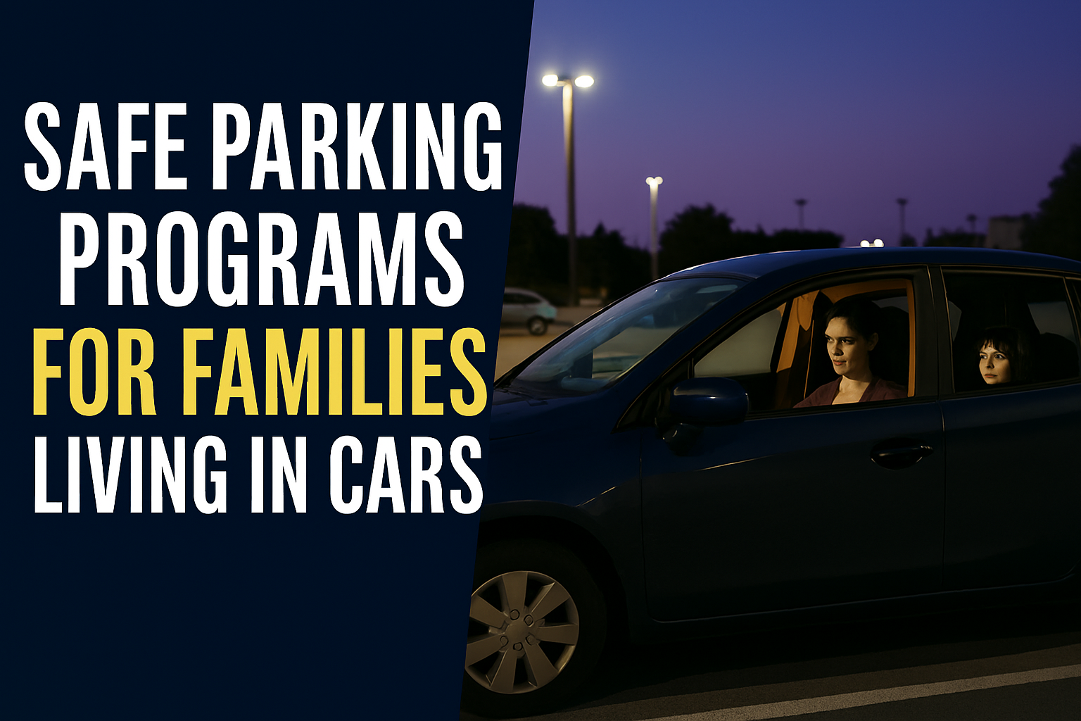 Safe Parking Programs for Families Living in Cars - Get Government Grants