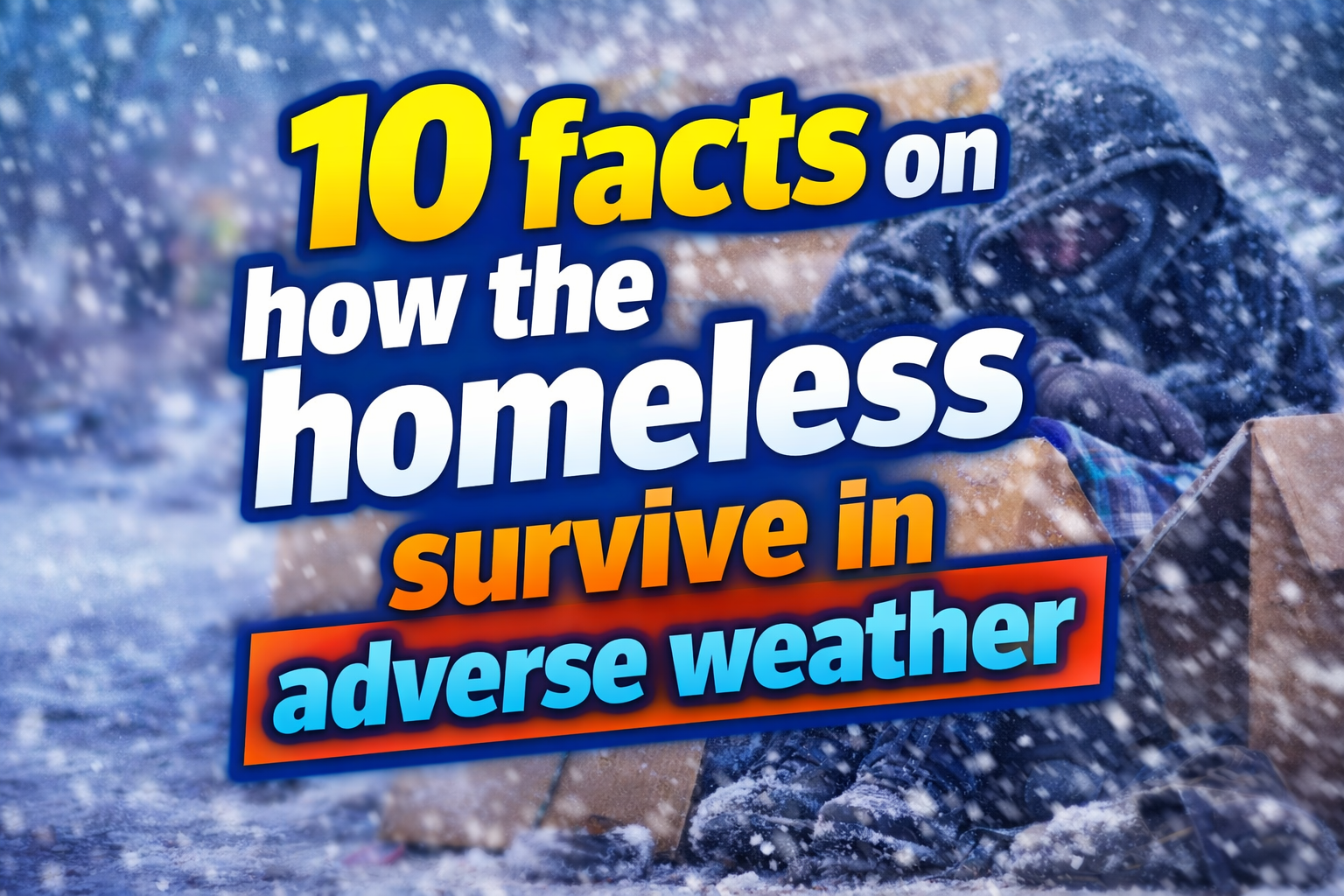 10 Facts on How the Homeless Survive in Adverse Weather